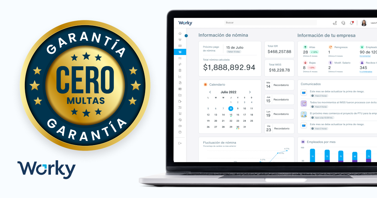 Reporte de Prenomina exacto con Worky, software de RH y Nómina